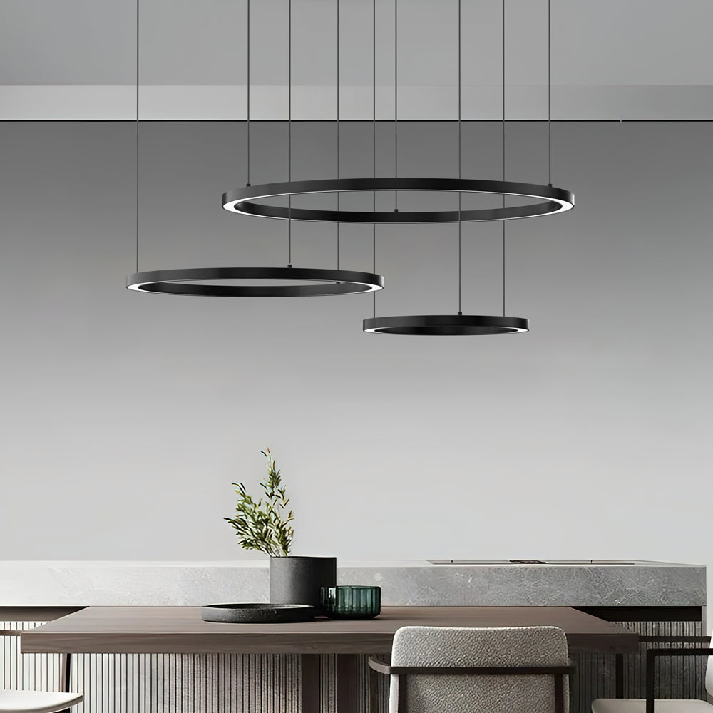 3 ring led pendant light | living room pendant light | at EASE – At ...