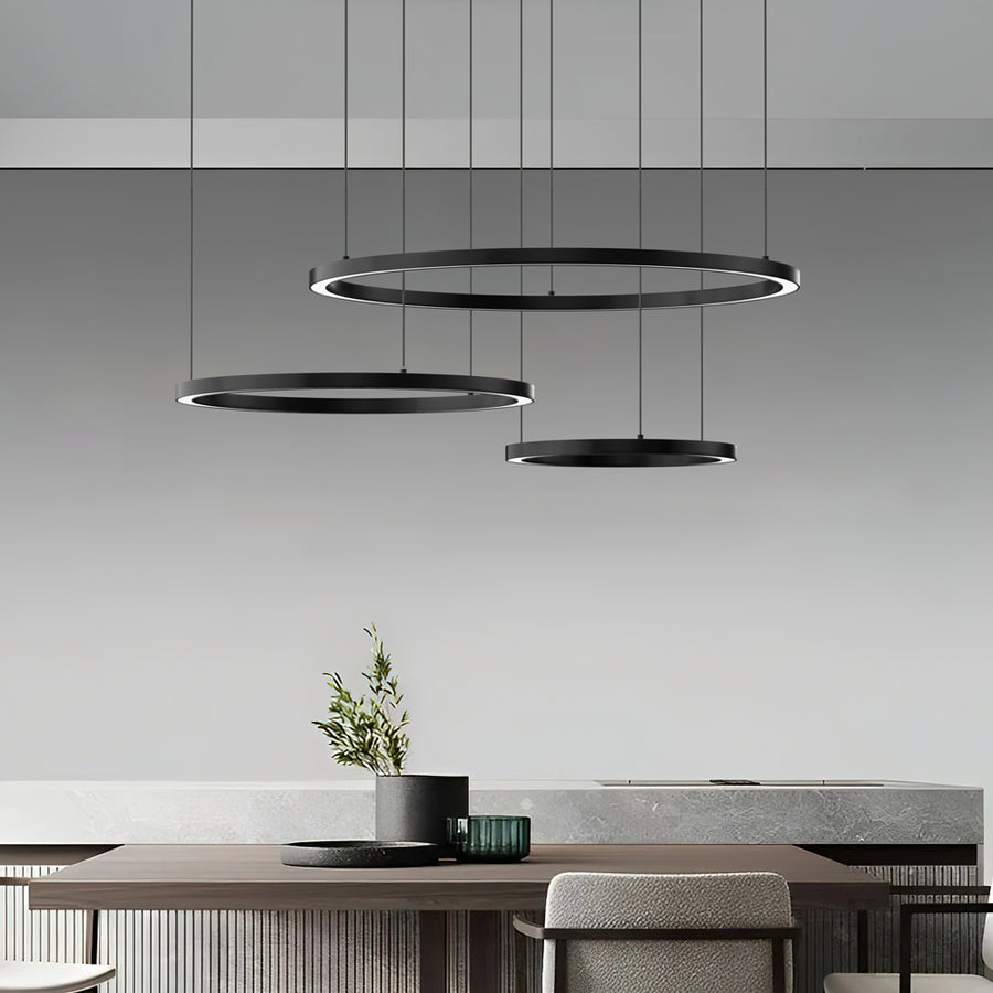 3 ring led pendant light | living room pendant light | at EASE – At ...